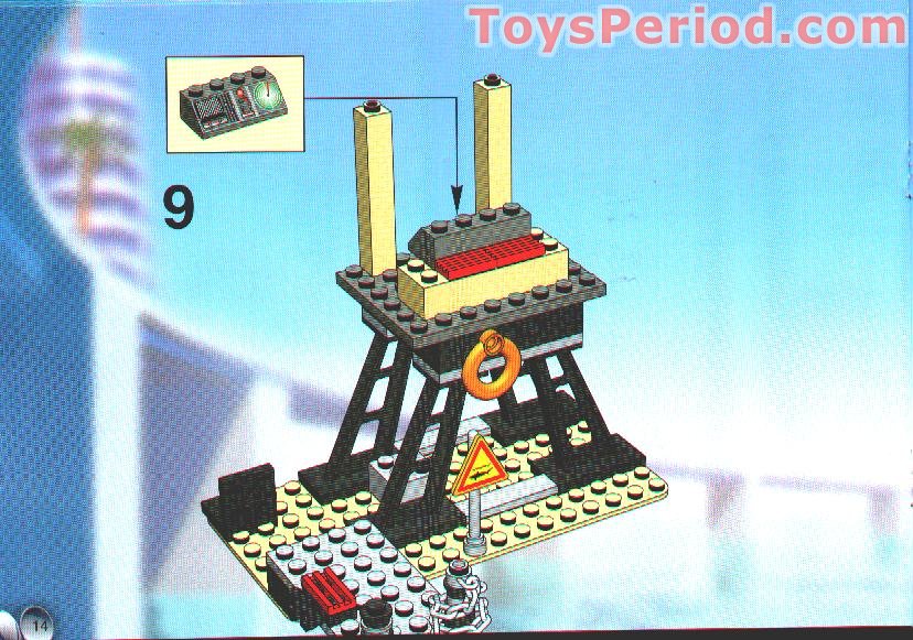 LEGO 6736 Beach Lookout Instructions and Parts List