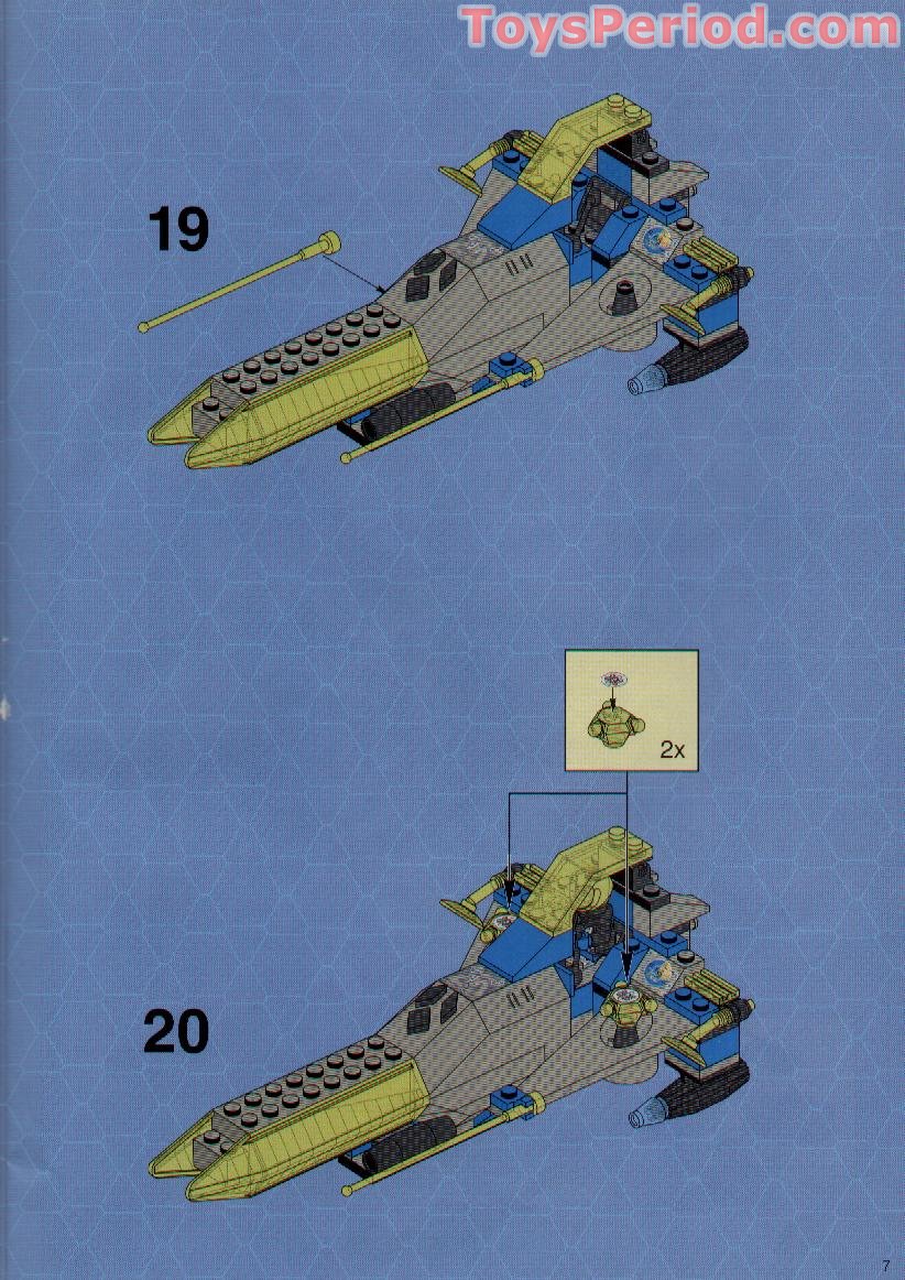 LEGO 6969 Celestial Stinger Instructions and Parts List
