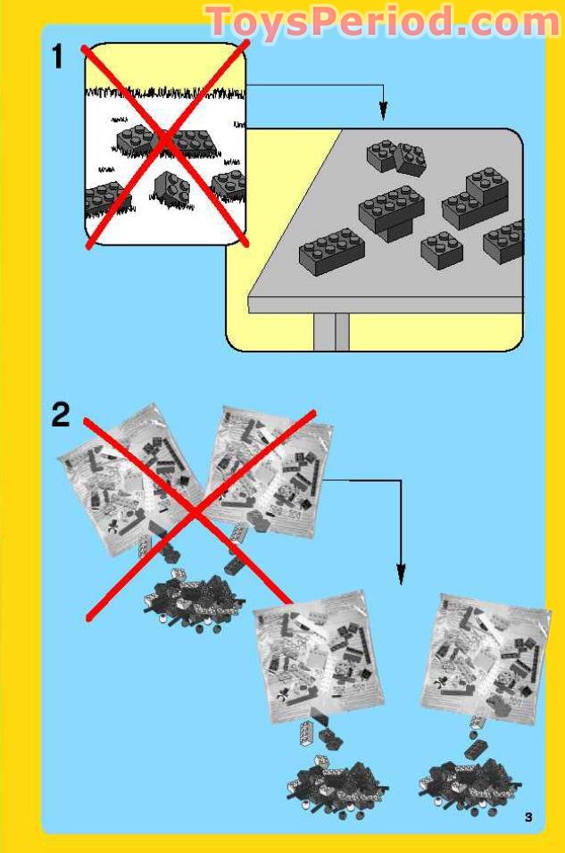 LEGO 6164 LEGO Rescue Building Set Instructions and Parts List