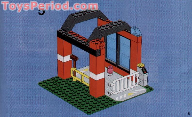 LEGO 6478 Fire Station Instructions and Parts List