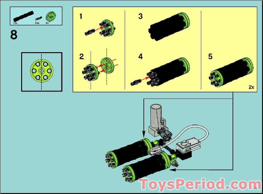 LEGO 7707 Striking Venom Instructions and Parts List