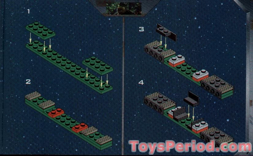 LEGO 7124 Flash Speeder Instructions and Parts List