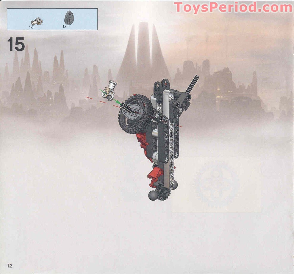 LEGO 8756 Sidorak Instructions and Parts List