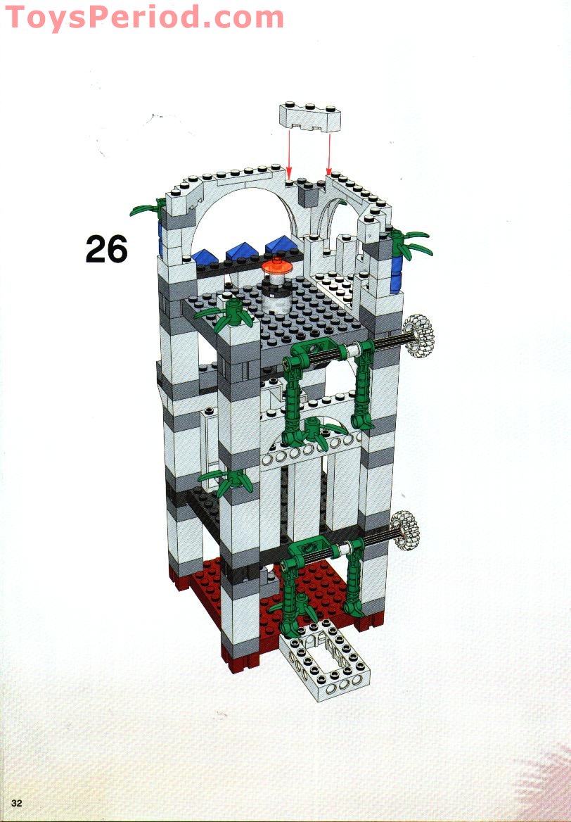 LEGO 8780 Citadel of Orlan Instructions and Parts List