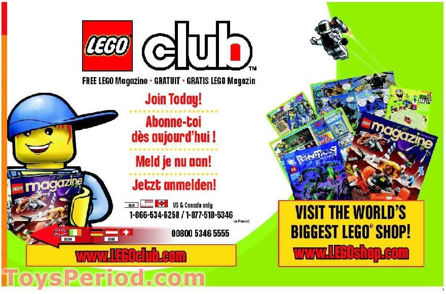 LEGO 8952 Mutran and Vican Instructions and Parts List