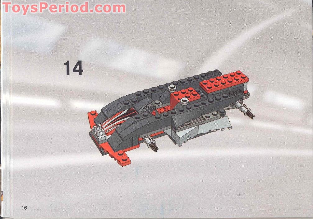 LEGO 8357 Zonic Strike Instructions and Parts List