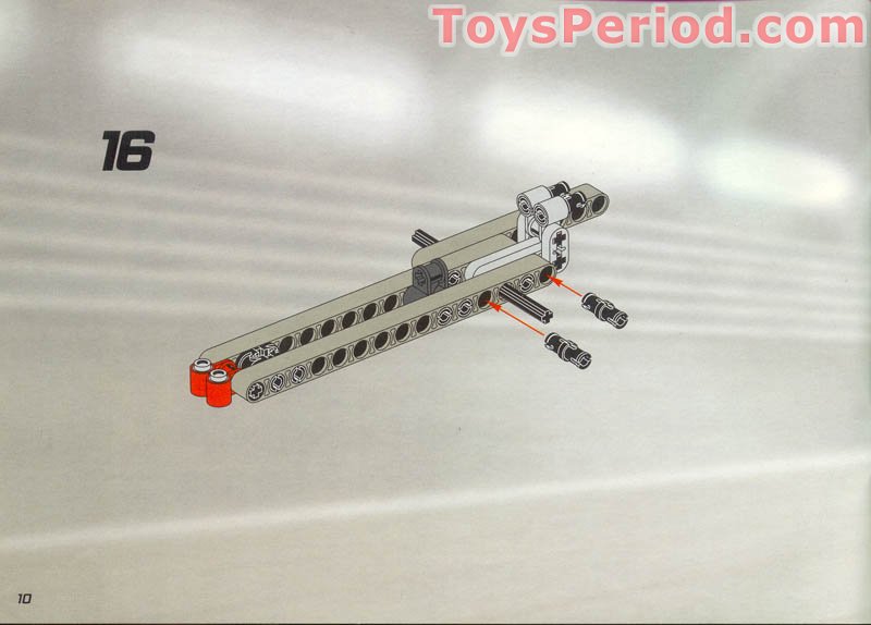 LEGO 8470 Slammer G-Force Instructions and Parts List