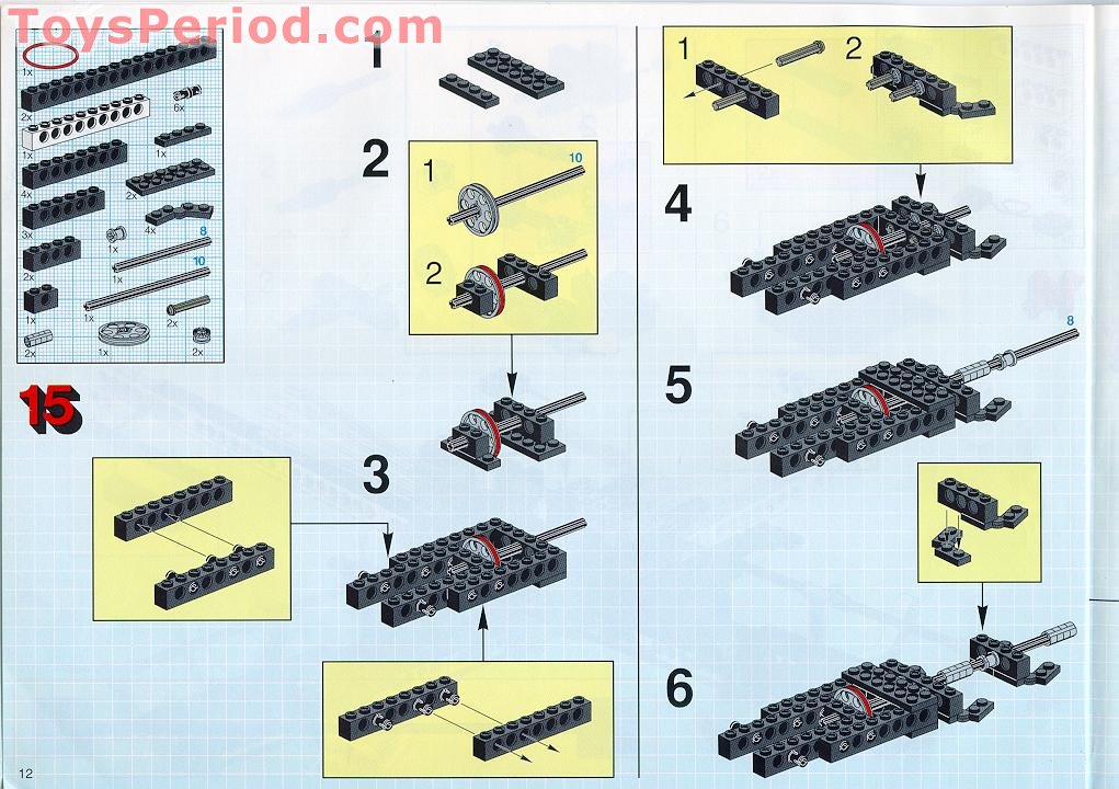 LEGO 8480 Space Shuttle Instructions and Parts List