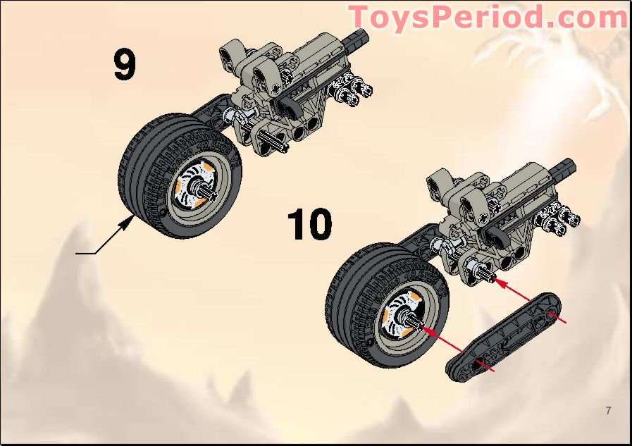 LEGO 8516 The Boss Instructions and Parts List