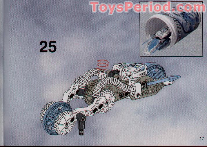 LEGO 8511 Frost Instructions and Parts List