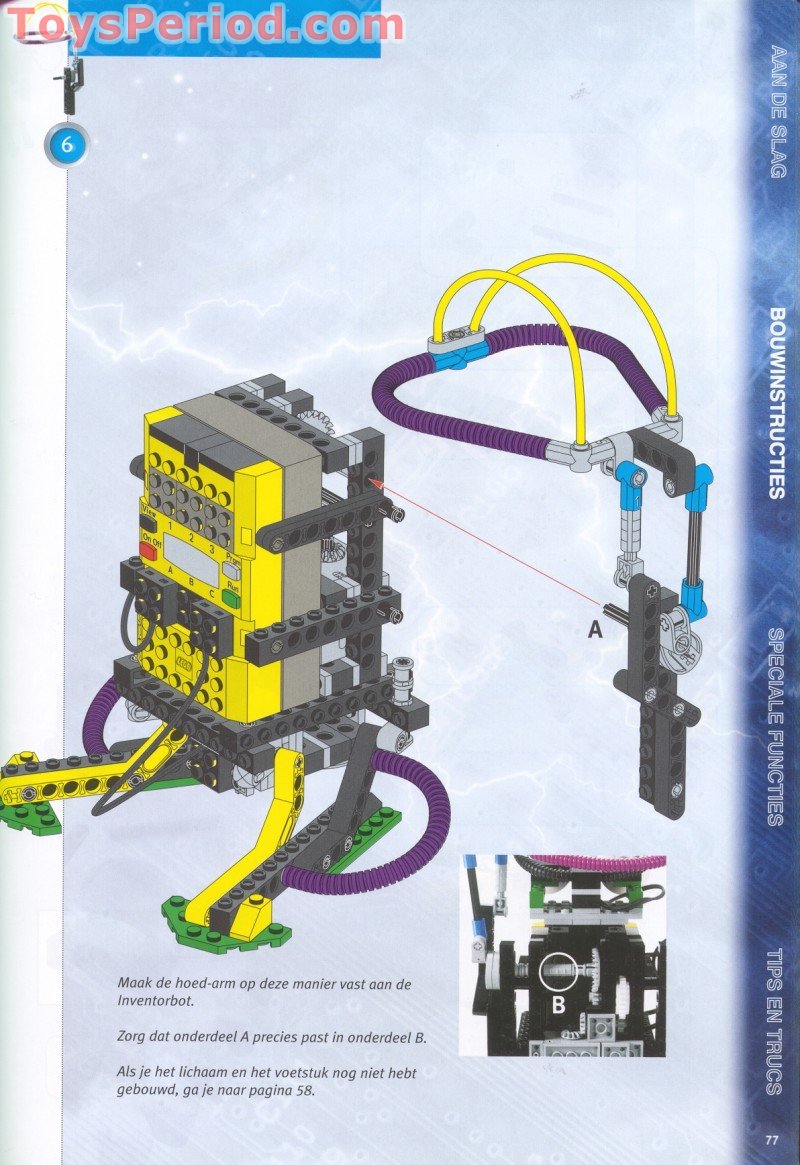 LEGO 9747 Robotics Invention System, Version 1.5 Instructions and Parts ...