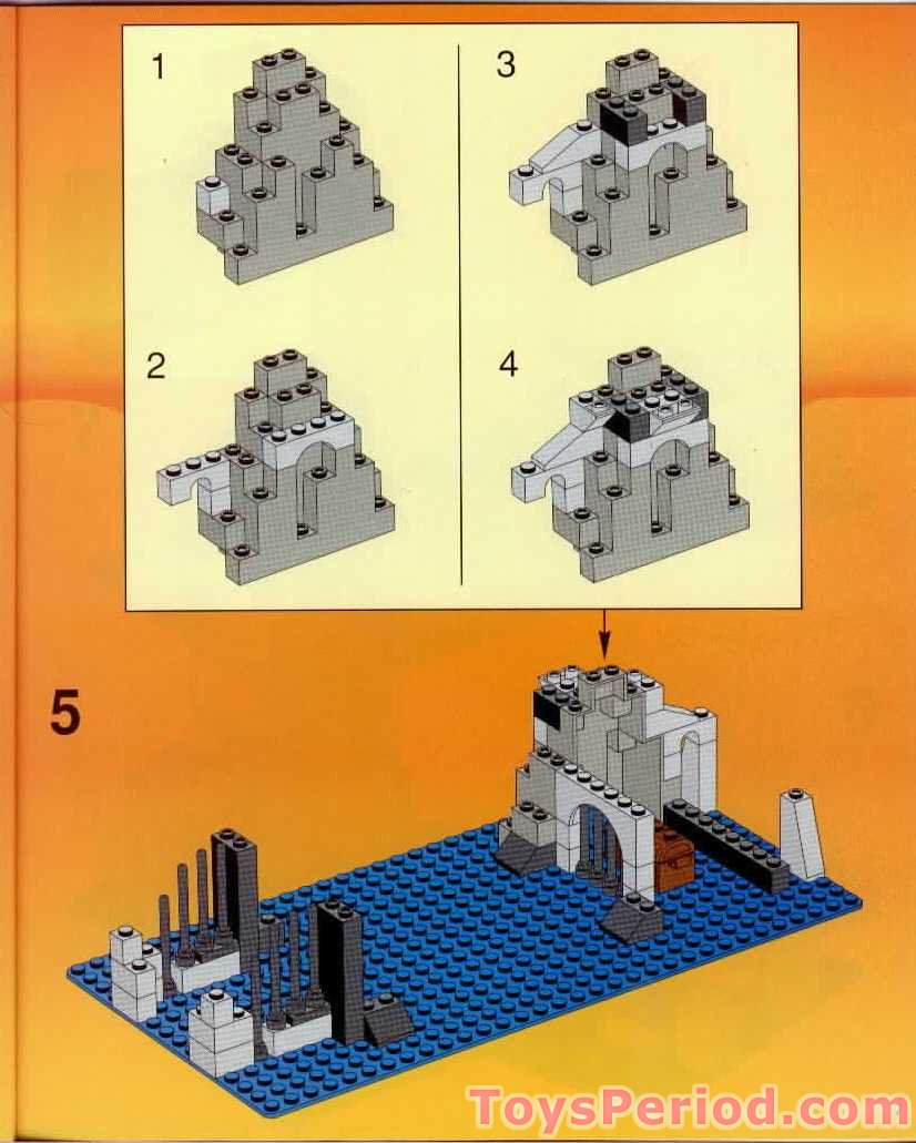LEGO 6078 Royal Drawbridge Instructions and Parts List