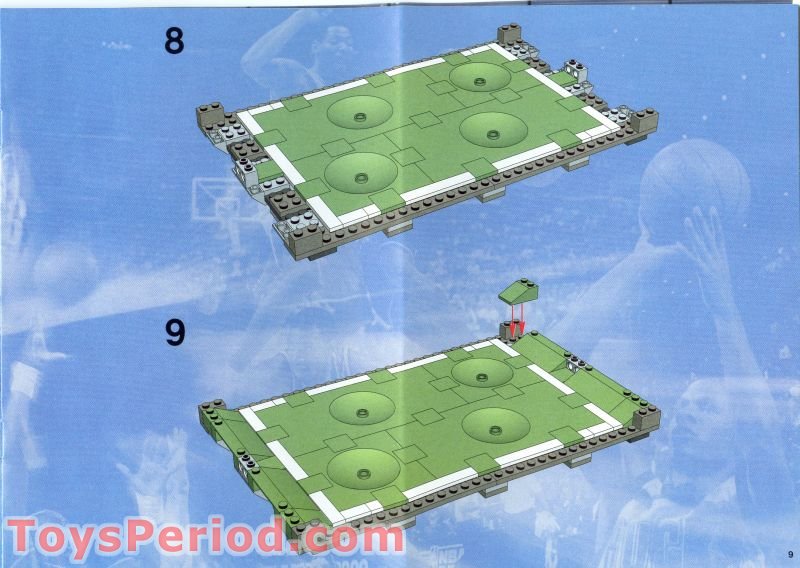 LEGO 3431 Streetball 2 vs 2 Instructions and Parts List