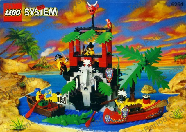 LEGO 6264 Forbidden Cove Instructions and Parts List