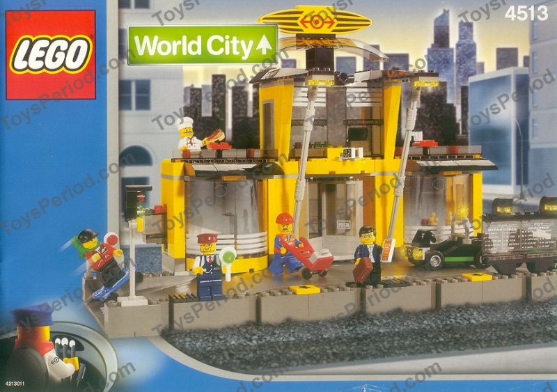 LEGO 4513 Grand Central Station Instructions and Parts List