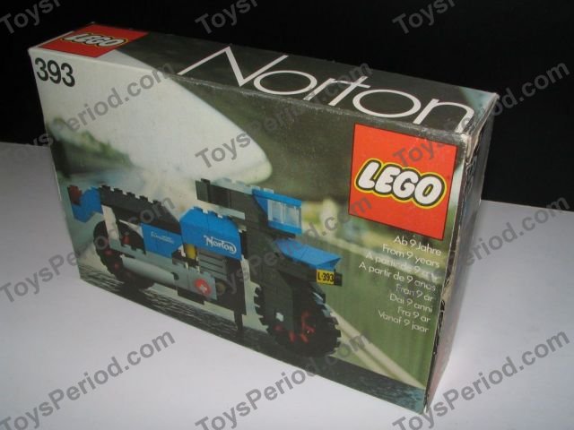LEGO 393-1 Norton Motorcycle Instructions and Parts List