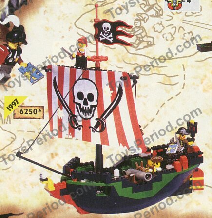 LEGO 6250 Cross Bone Clipper Instructions and Parts List
