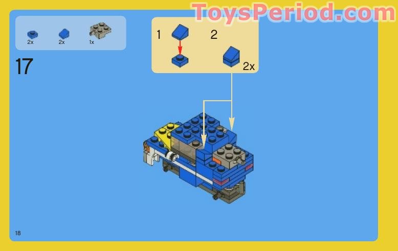 LEGO 5765 Transport Truck Instructions and Parts List