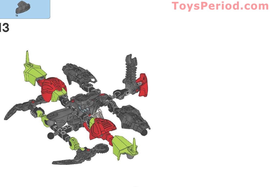 LEGO 6218 Splitface Instructions and Parts List
