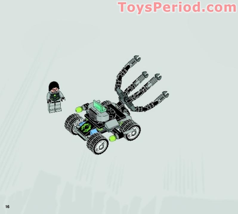 LEGO 6873 Spider-Man's Doc Ock Ambush Instructions and Parts List