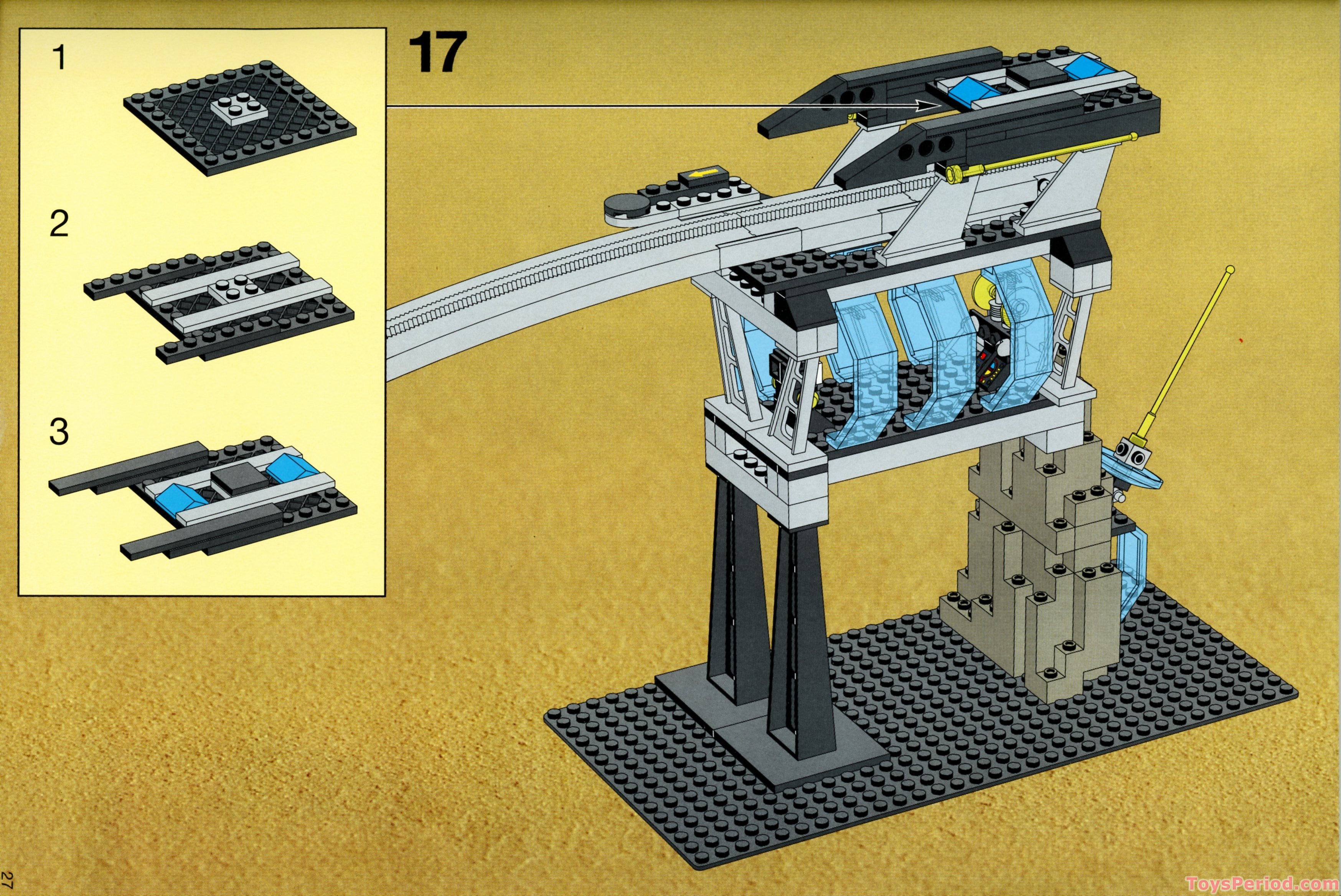 LEGO 6991 Monorail Transport Base Instructions and Parts List