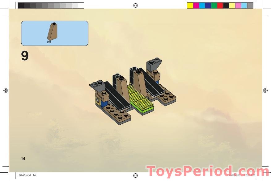 LEGO 9440 Venomari Shrine Instructions and Parts List