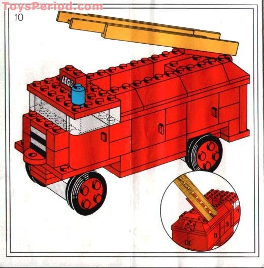 LEGO 336 Fire Engine Instructions and Parts List