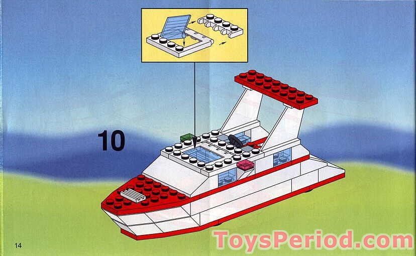 LEGO 1721 Sandypoint Marina Value Pack Instructions and Parts List