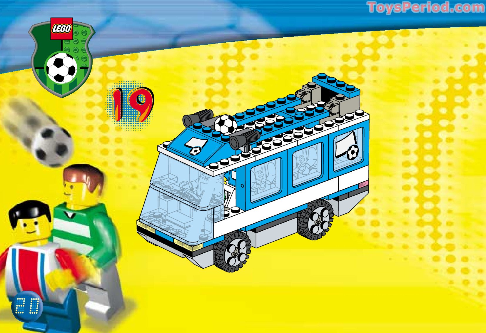 LEGO 3406 Americas Bus Instructions and Parts List