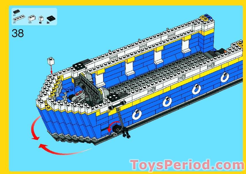 LEGO 4997 Transport Ferry Instructions and Parts List