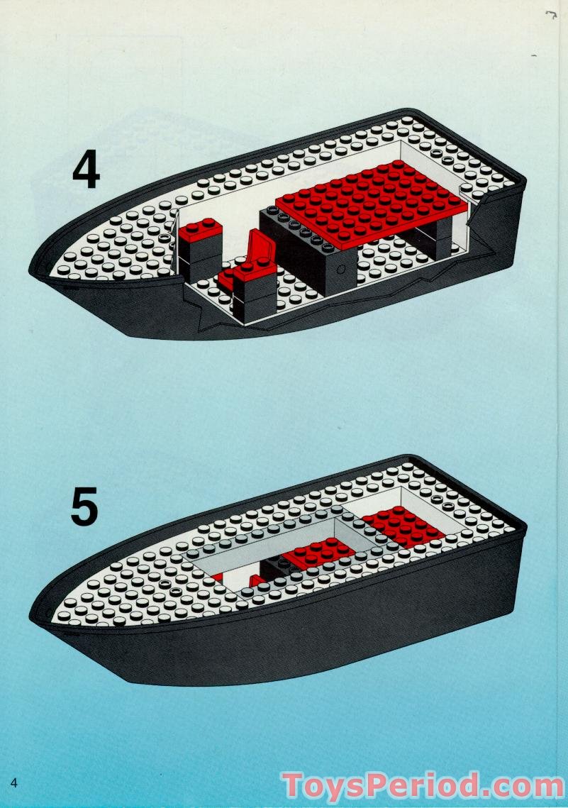 LEGO 4012 Wave Cops Instructions and Parts List