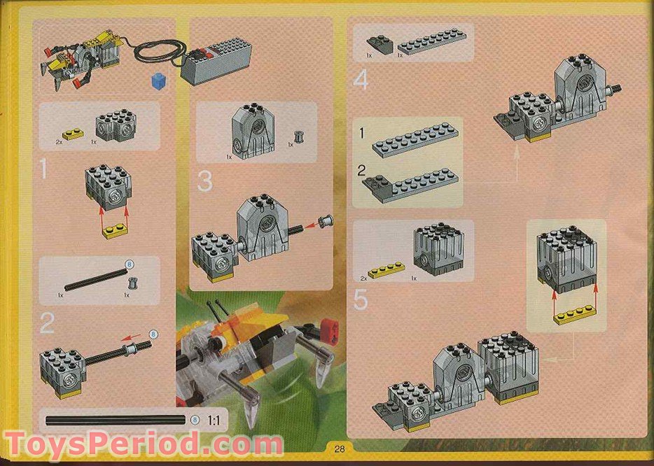 LEGO 4094 Motor Movers Instructions and Parts List