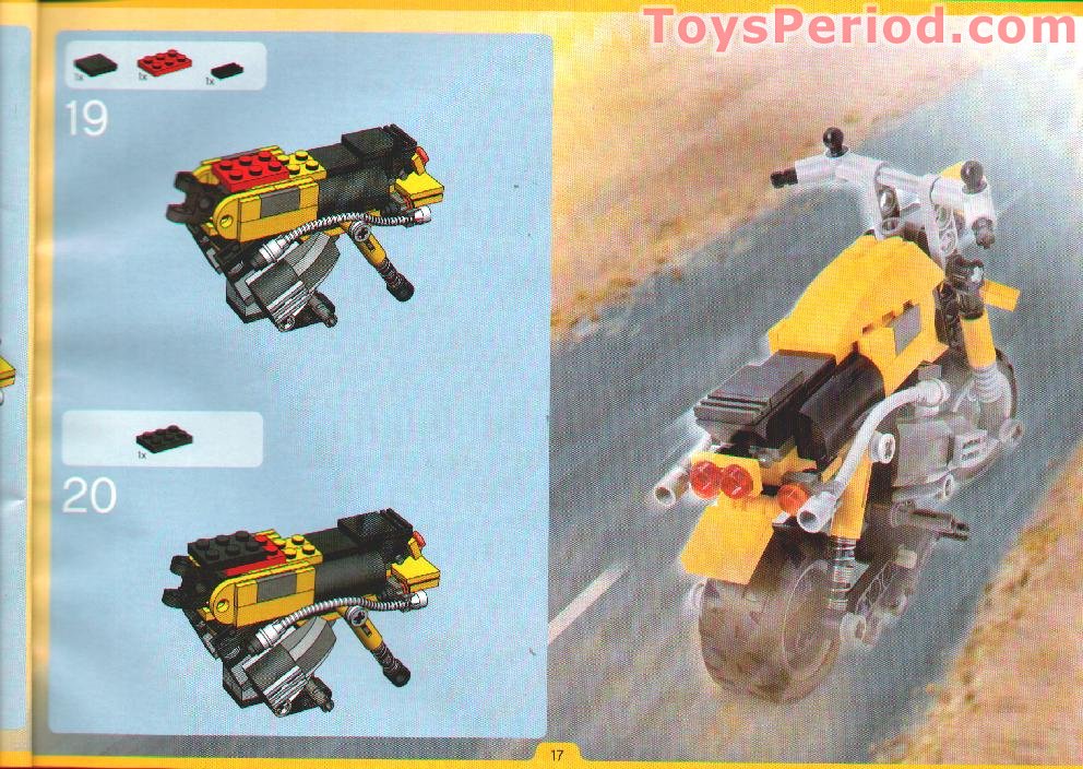LEGO 4404 Land Busters Instructions and Parts List