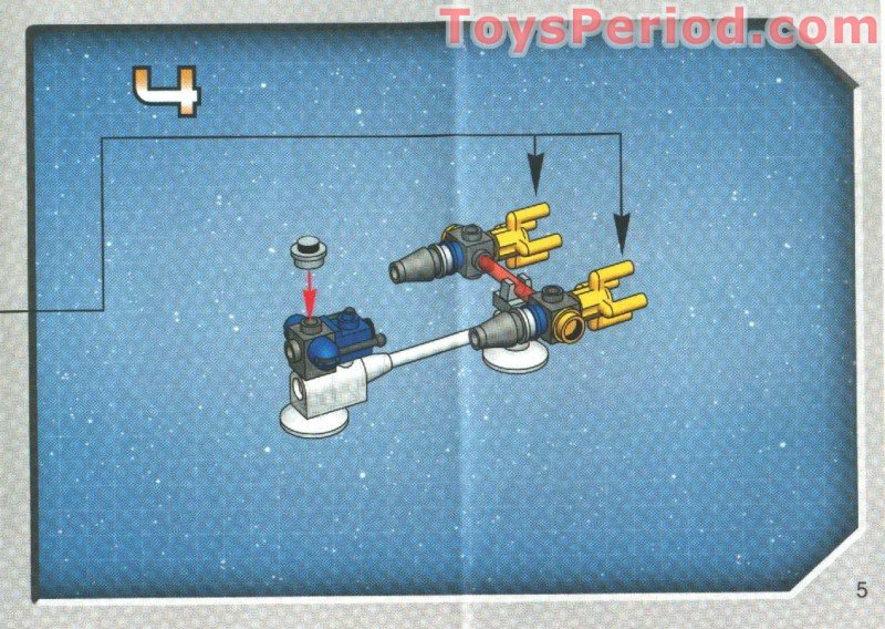 LEGO 4485 Mini Sebulba's Podracer and Anakin's Podracer Instructions ...