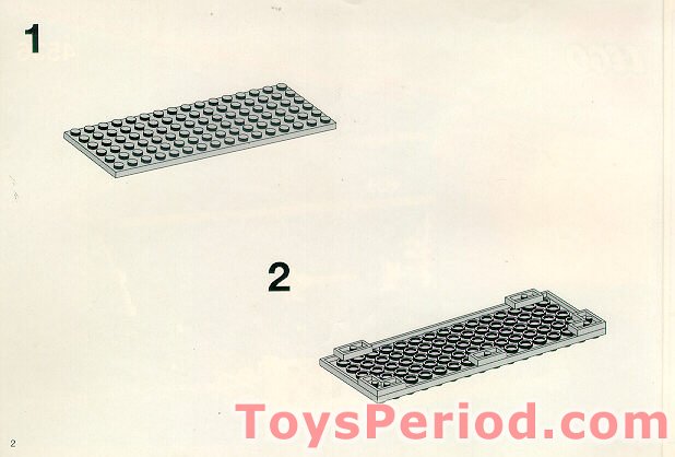 LEGO 4536 Blue Hopper Car Instructions and Parts List
