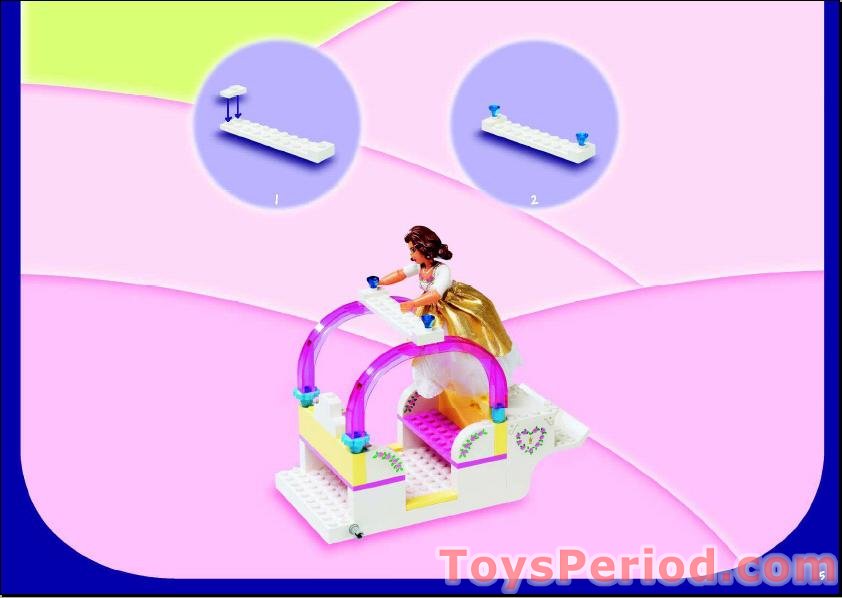 LEGO 5877 Bryllupskareten (Wedding Coach) Instructions and Parts List