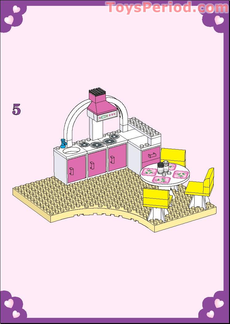 LEGO 5895 Belville Family Villa Instructions and Parts List