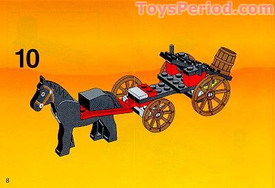 LEGO 6027 Bat Lord's Catapult Instructions and Parts List