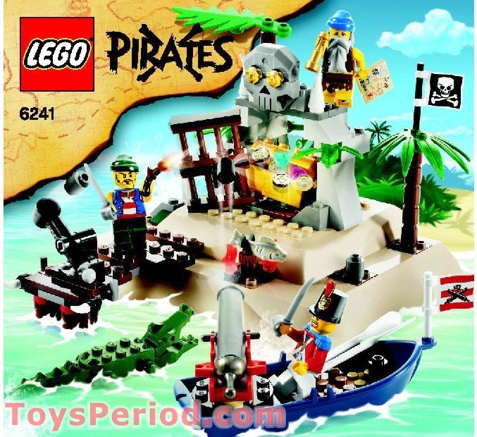 LEGO 6241 Loot Island Instructions and Parts List