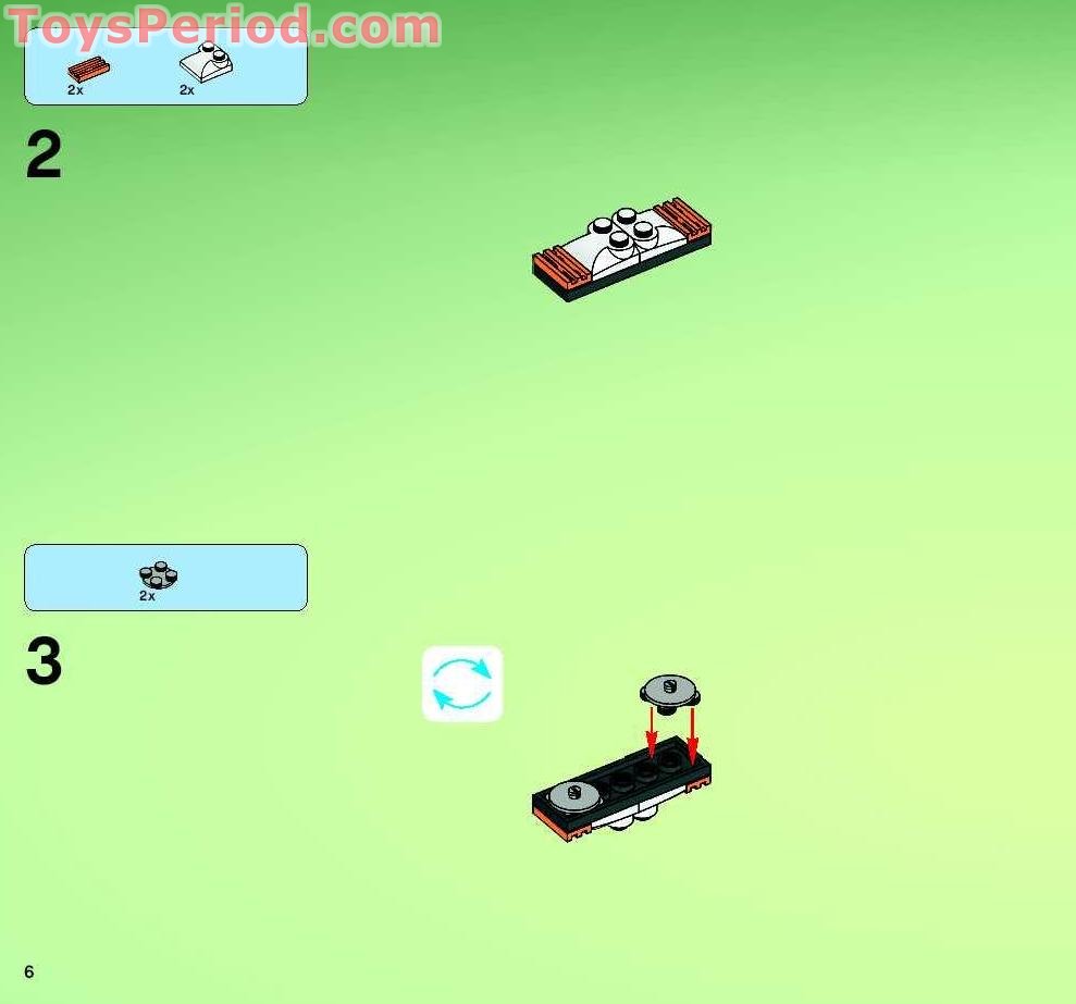 LEGO 7646 ETX Alien Infiltrator Instructions and Parts List