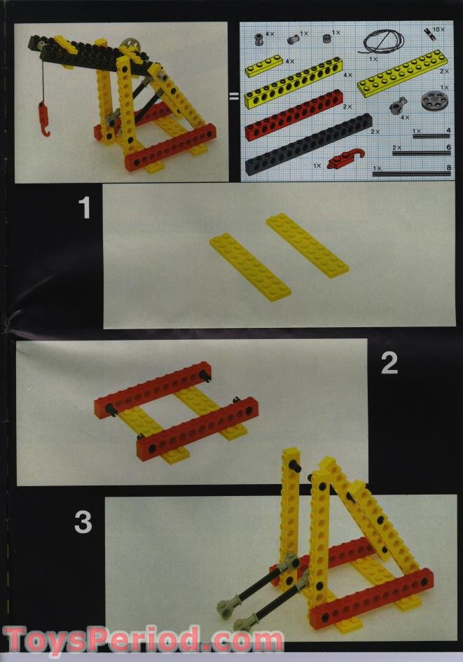LEGO 8846 Tow Truck Instructions and Parts List