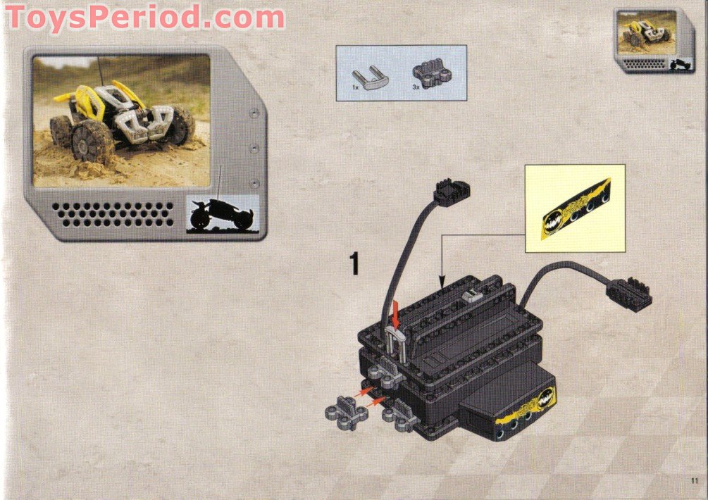 LEGO 8369-1 Dirt Crusher Rc Instructions and Parts List