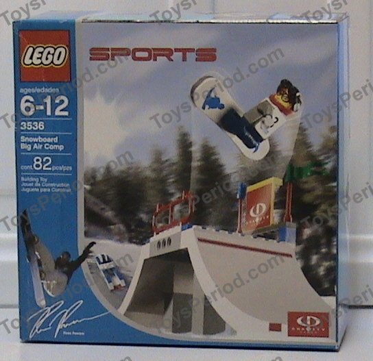 LEGO 3536 Snowboard Big Air Comp Instructions and Parts List
