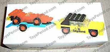 LEGO 650-1 Car with Trailer and Racing Car Instructions and Parts List