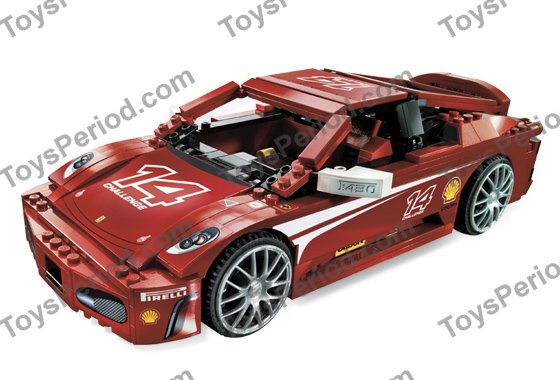 LEGO 8143 Ferrari 1:17 F430 Challenge Instructions and Parts List