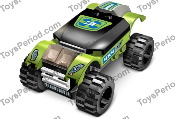 LEGO 8663 Fat Trax Instructions and Parts List