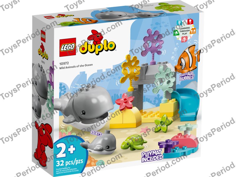 LEGO 10972 Wild Animals of the Ocean Set Parts List