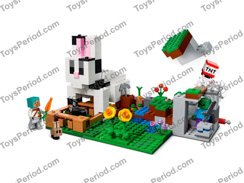 LEGO 21181 The Rabbit Ranch Set Parts List