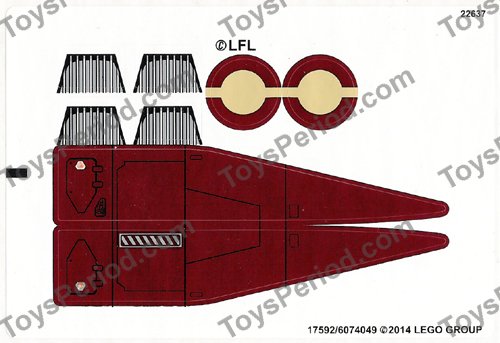 LEGO Sets with Part 75051stk01a Sticker Sheet for Set 75051 ...