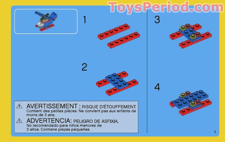 LEGO 5932 My First LEGO Set Instructions and Parts List